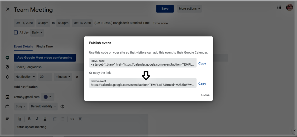 How to create Google calendar templates to save time - Tackle