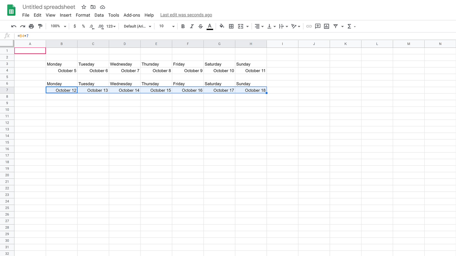 How To Make A Calendar In Google Sheets - Tackle