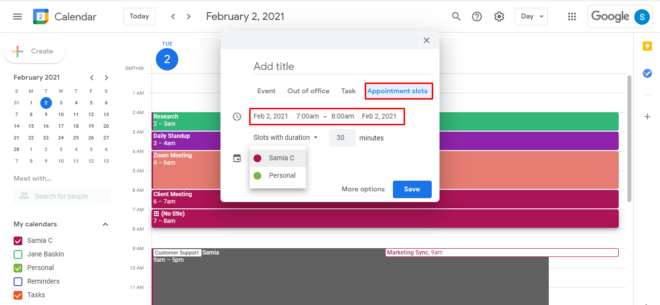 Get More Focus Time With Google Calendar Appointment Slots