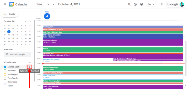 How to merge multiple Google calendars into one - Tackle