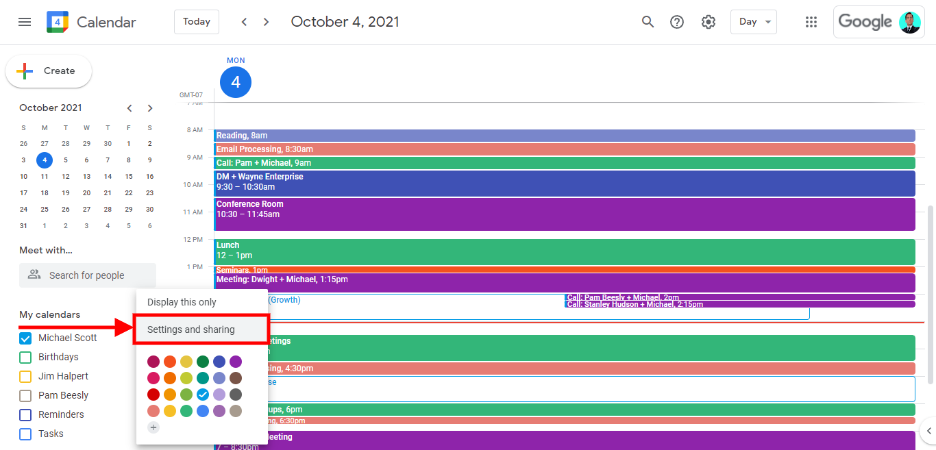 How to merge multiple Google calendars into one - Tackle