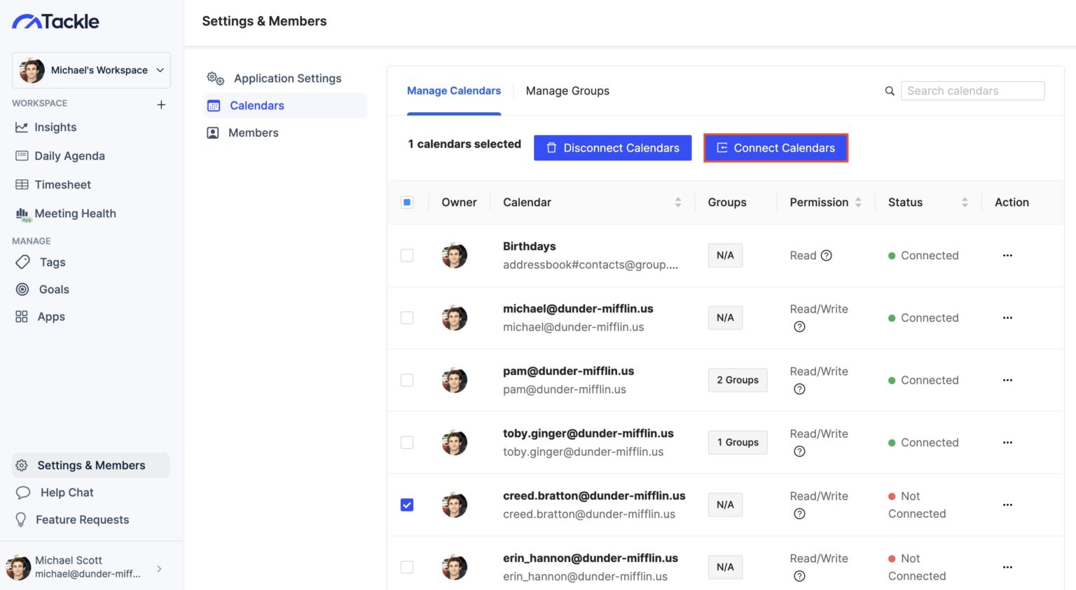 How to merge multiple Google calendars into one - Tackle