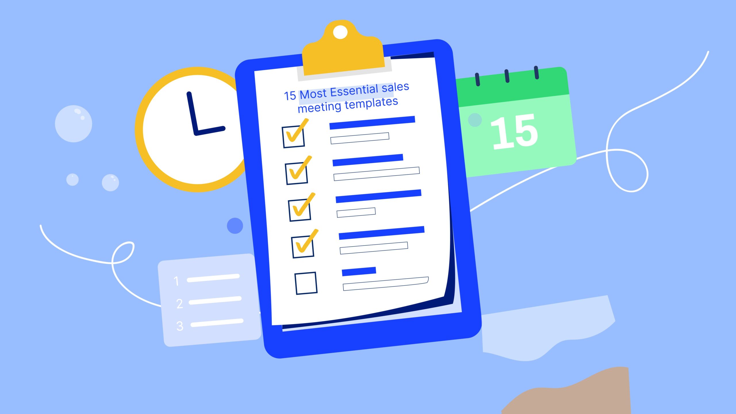 15 Most Essential sales meeting templates every organization needs - Tackle
