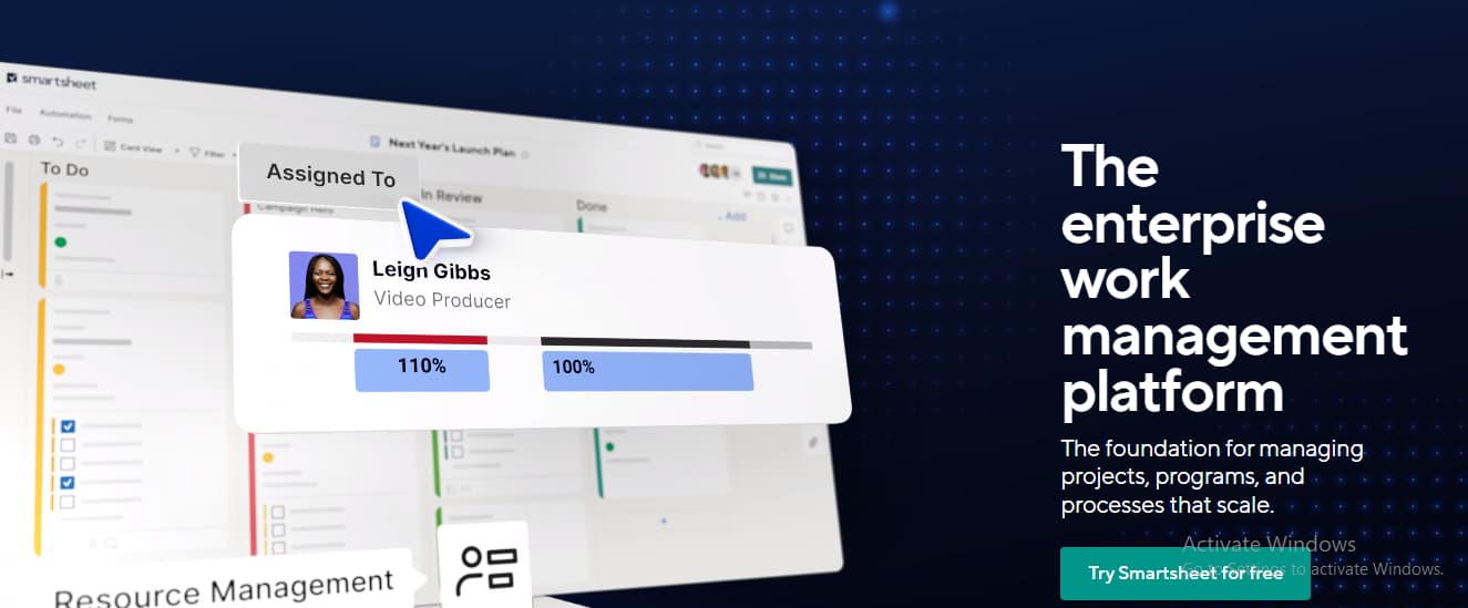 Efficient resource management: Mastering projects with Smartsheet time ...