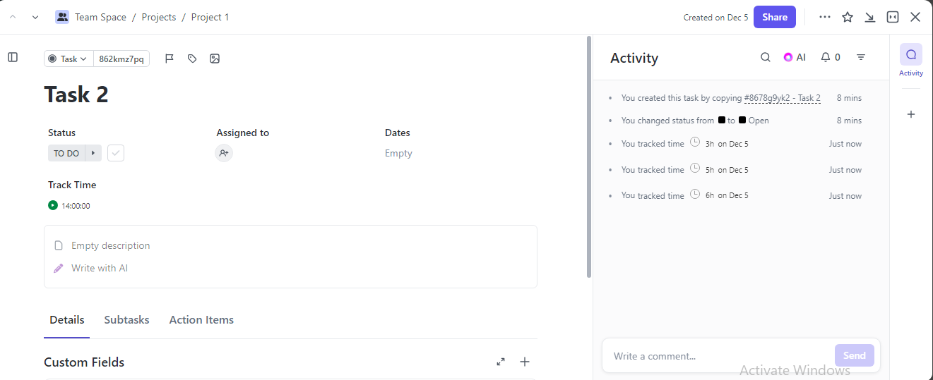 Mastering time management with ClickUp time tracking - Tackle