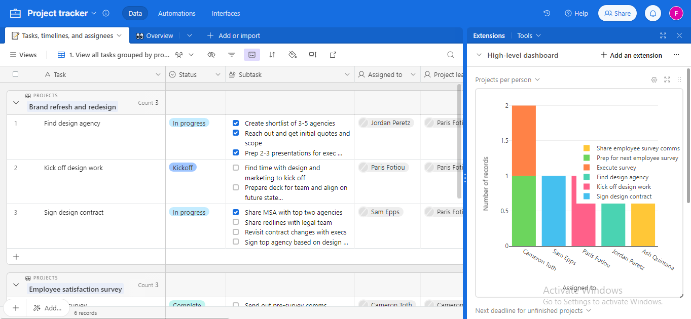 A Guide to Airtable Time Tracking & 5 Best Alternatives - Tackle