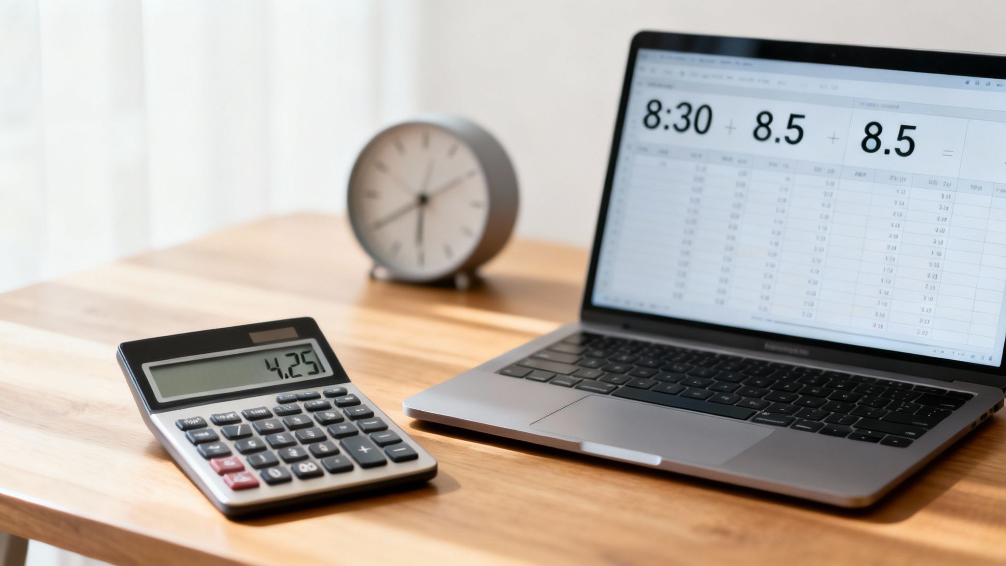 Calculate Hours to Decimal The Right Way