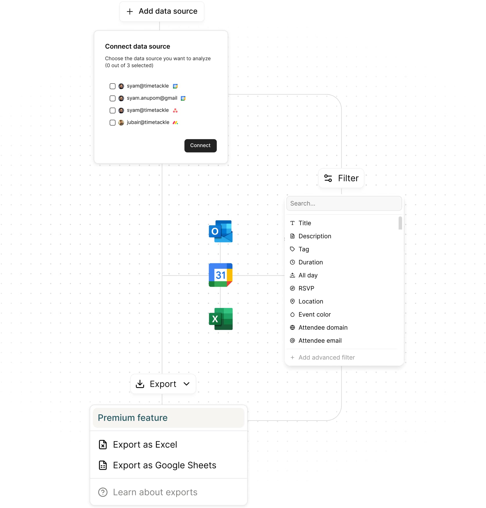 Calendar Time Tracker: Turn Events into Timesheets - Tackle